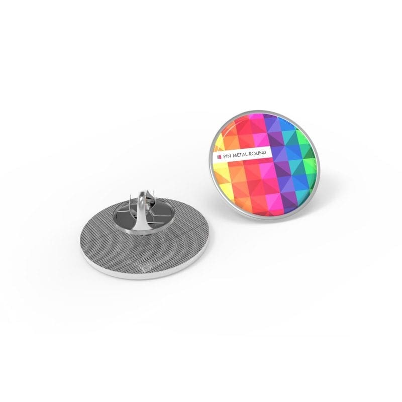 Pin Metal Round | Corporate Gifts Malta